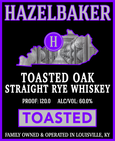 Rye Whiskey, Hazelbaker 4 Year Toasted Oak, NULU Whiskey [STRAPPED ...
