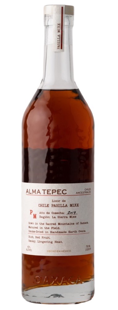 Chile Pepper Liqueur, 'Pasilla Mixe', Alma Tepec [STRAPPED] - Skurnik ...
