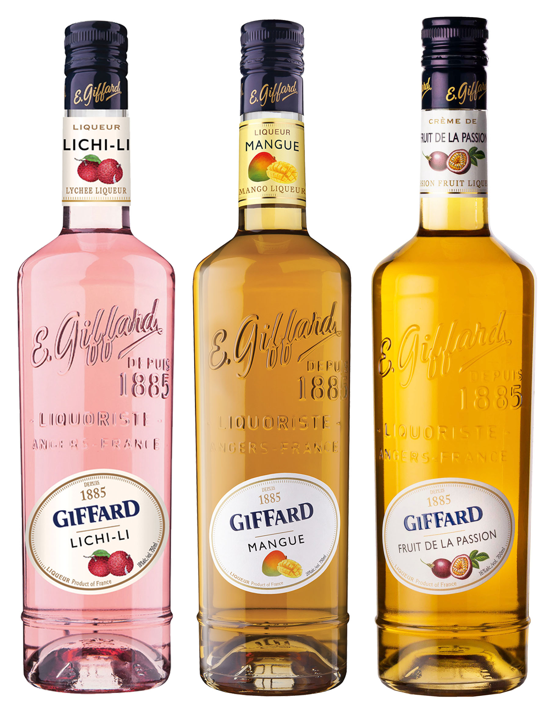 Combo Pack (2btls each Lychee, Passion Fruit, Mango), Giffard - Skurnik ...