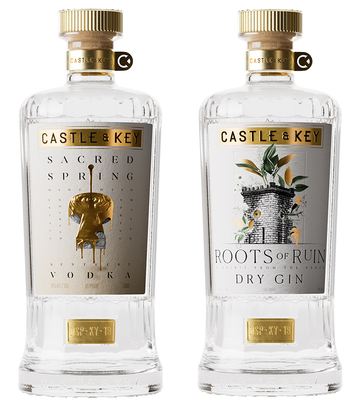 Combo Pack [6btls each Vodka and Gin], Castle & Key - Skurnik Wines & Spirits