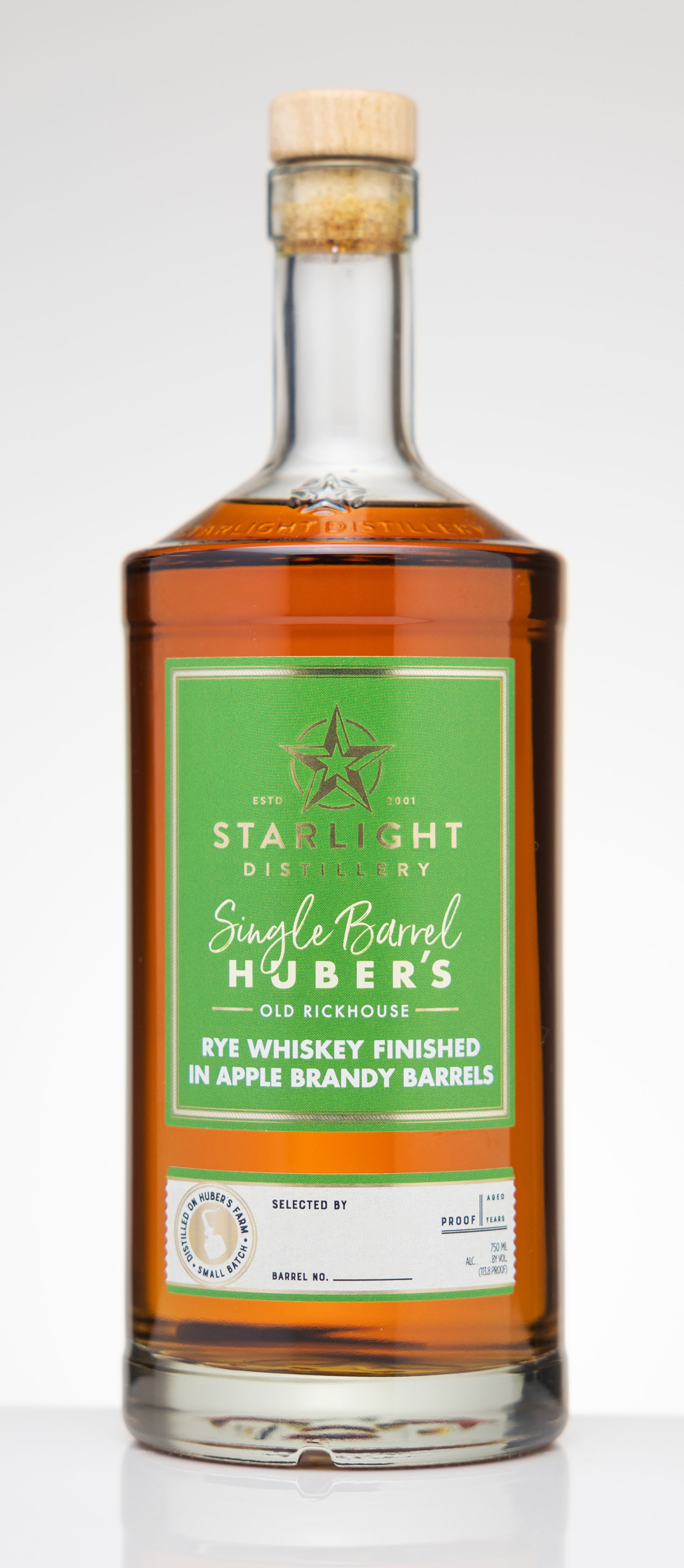 Rye Whiskey, (SB) Apple Brandy Cask, Starlight Distillery - Skurnik ...