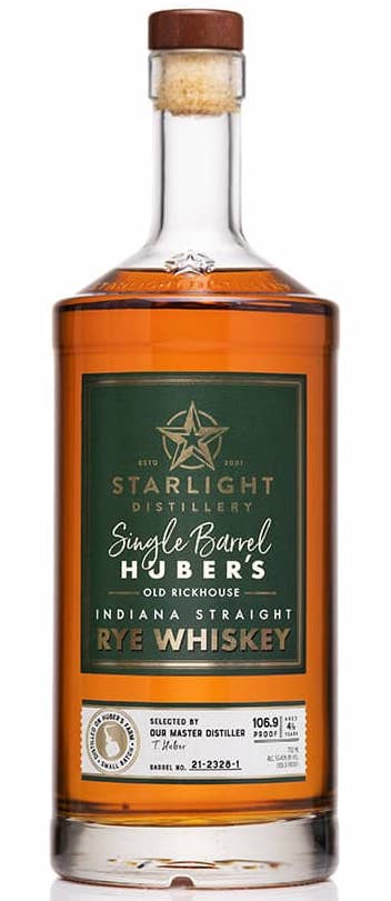 Rye Whiskey, Single Barrel, '9th Floor - NY', Starlight Distillery ...