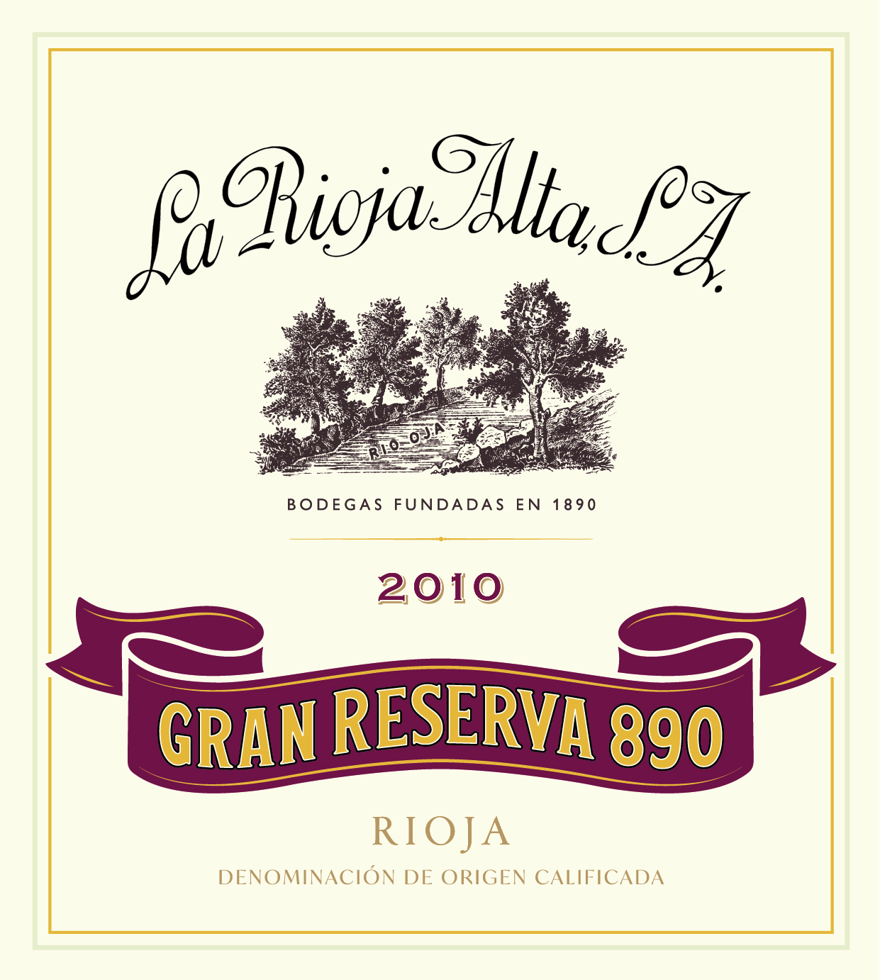 Rioja Gran Reserva, '890', La Rioja Alta - Skurnik Wines & Spirits