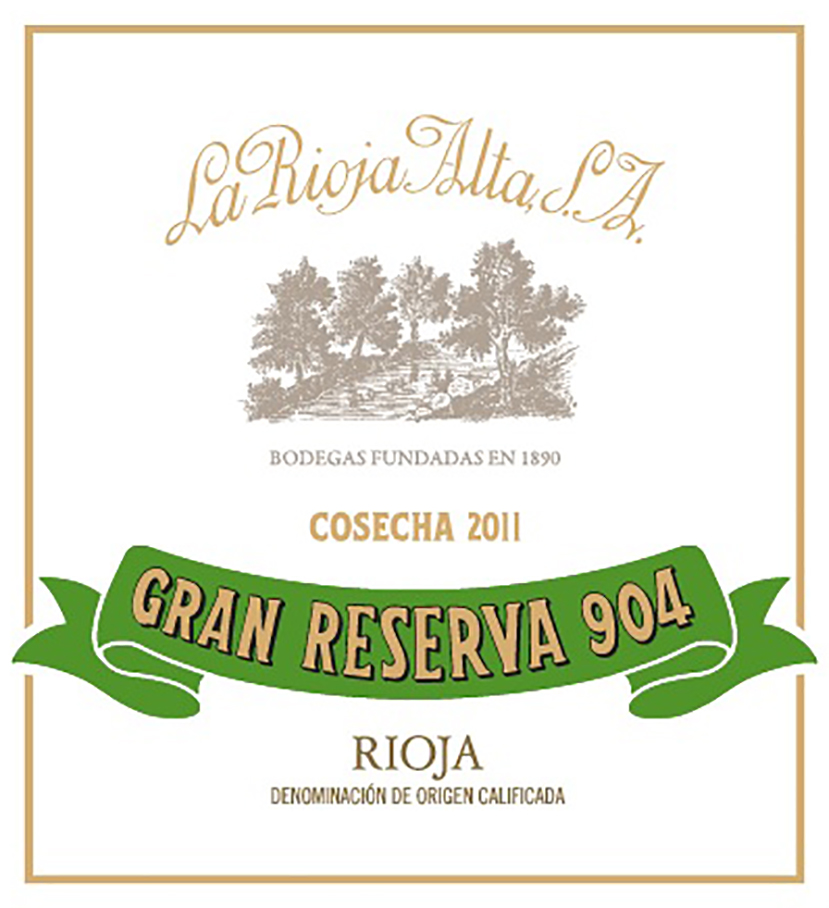 Rioja Gran Reserva Selección Especial, '904', La Rioja Alta - Skurnik ...