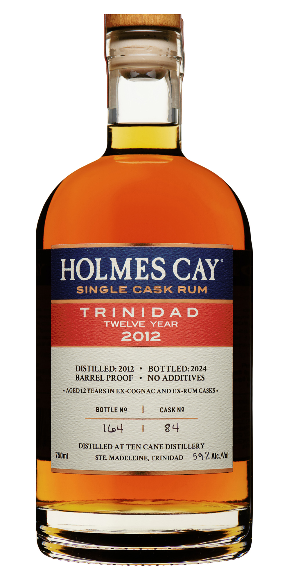 Single Cask Rum, 'Trinidad - Ten Cane 2012 - 12 Year', Holmes Cay ...