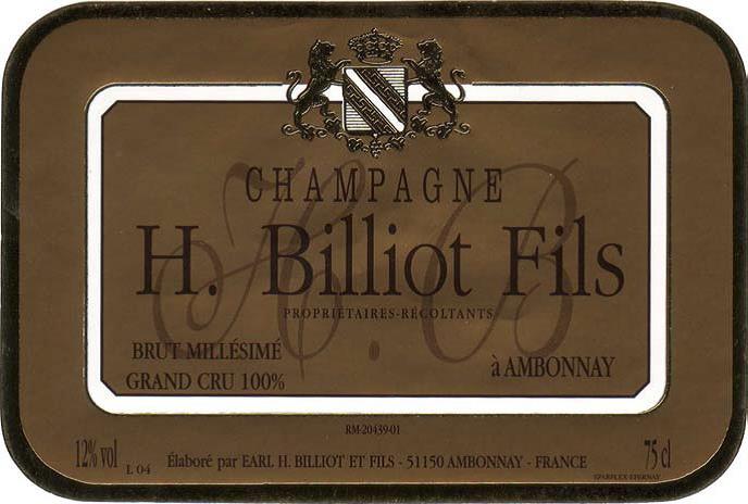 Vintage Champagne Brut, Henri Billiot - Skurnik Wines