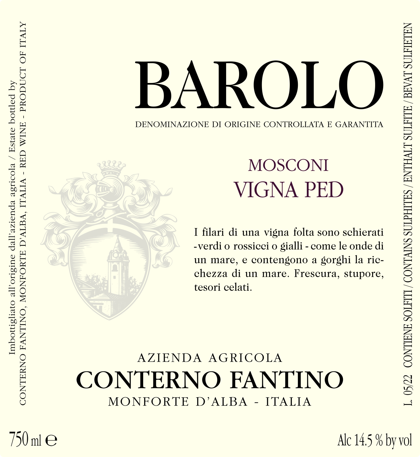 Barolo Mosconi 'Vigna Ped', Conterno Fantino - Skurnik Wines & Spirits