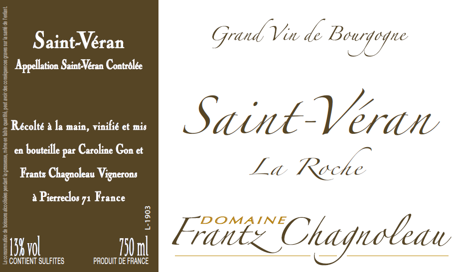 Saint-Veran "La Roche", Domaine Frantz Chagnoleau - Skurnik Wines & Spirits