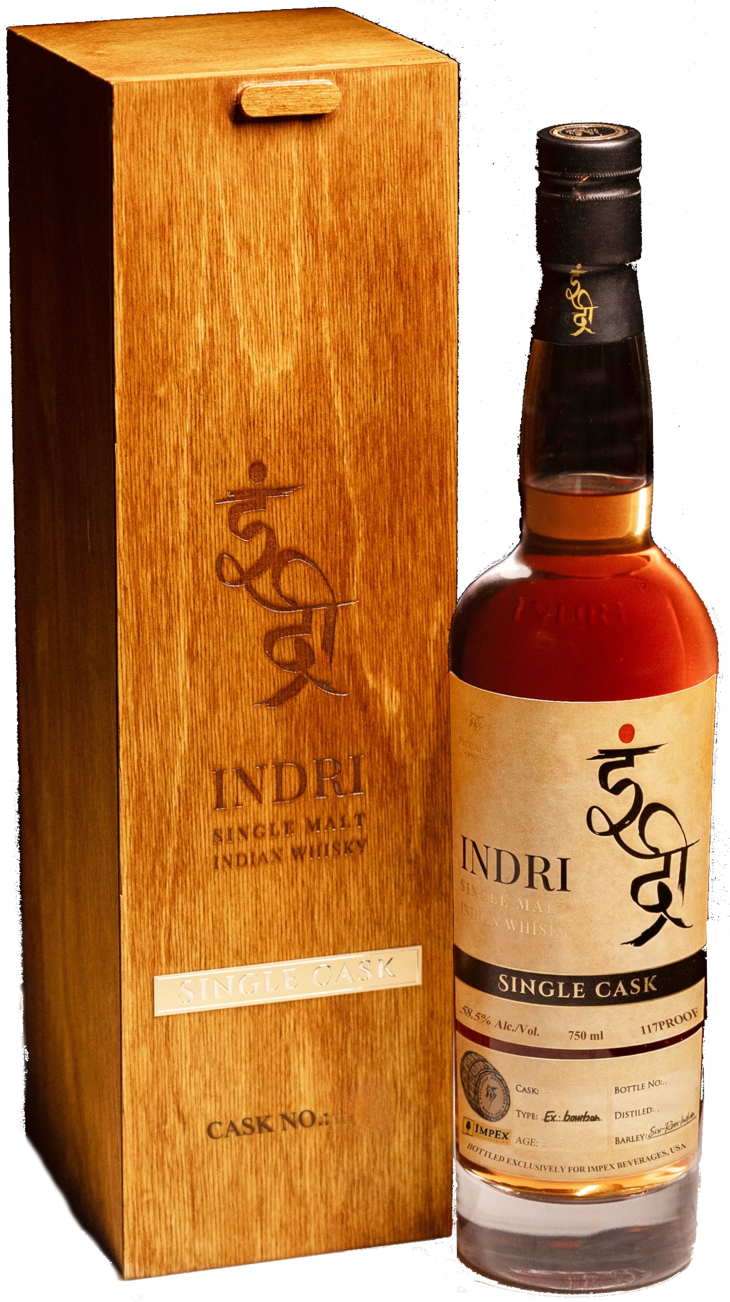 Indian Single Malt Whisky, '9th Floor Skurnik Selection (CT), Ex-Bourbon Single Cask, 5 Year ...