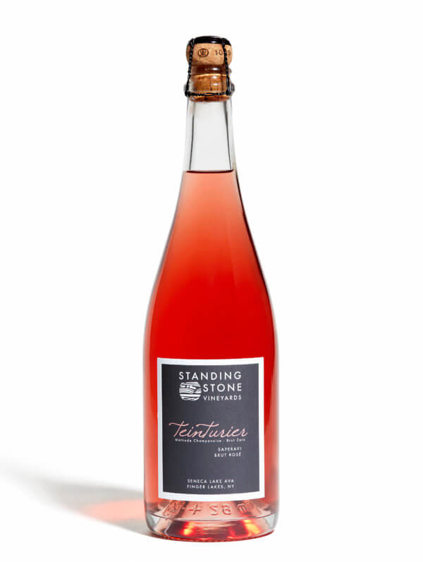 Brut Rose 'Teinturier' [Saperavi], Standing Stone Vineyards - Skurnik ...