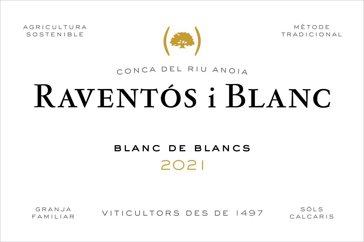 Conca del Riu Anoia Brut Blanc de Blancs, Raventos i Blanc - Skurnik ...