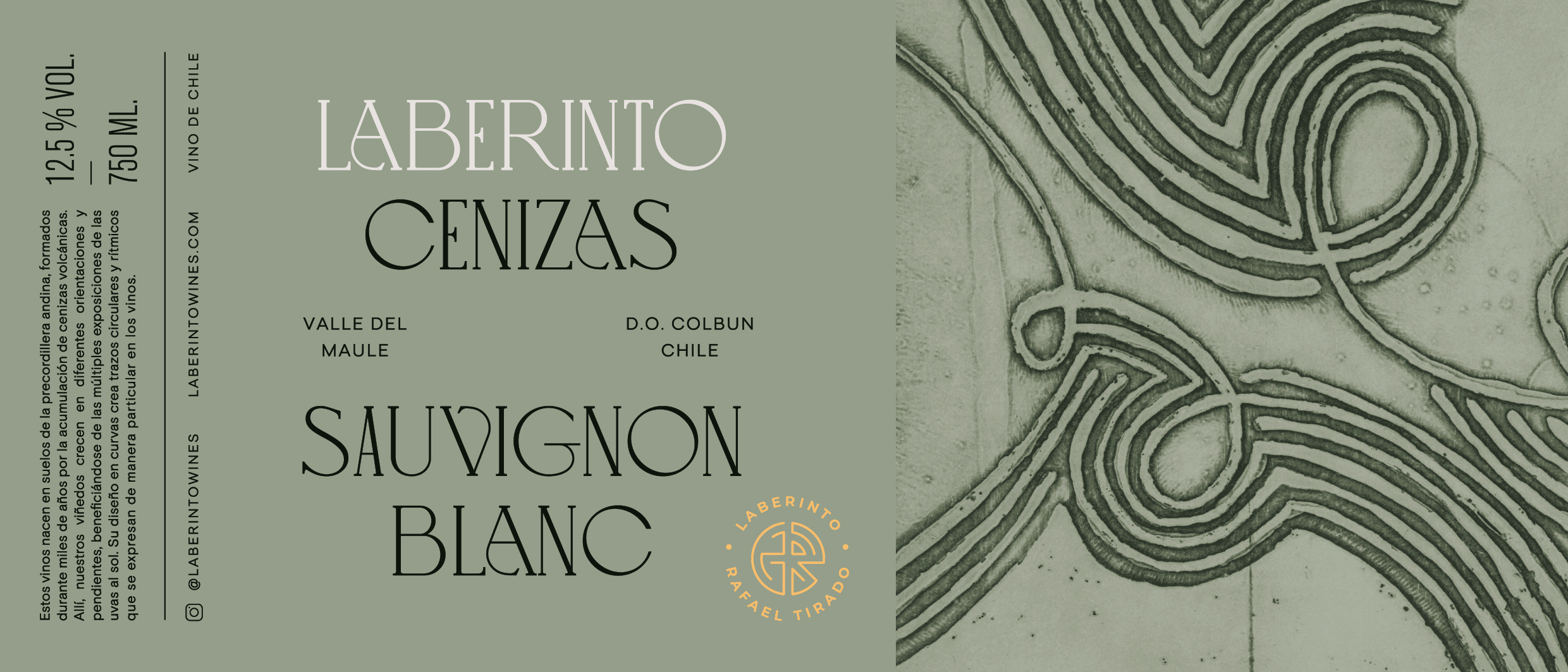 Sauvignon Blanc 'Cenizas', Laberinto - Skurnik Wines & Spirits Sauvignon Blanc 'Cenizas', Laberinto - Skurnik Wines & Spirits