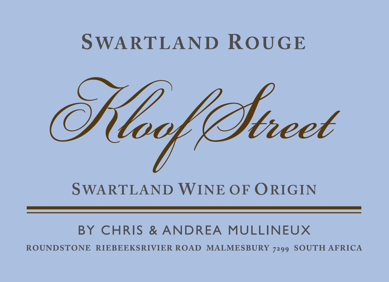 Swartland Rouge, Kloof Street - Skurnik Wines & Spirits