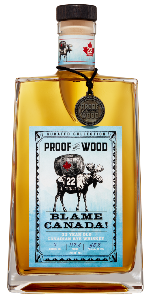 Canadian Rye Whisky, 'Blame Canada 22 Year', Proof and Wood - Skurnik ...