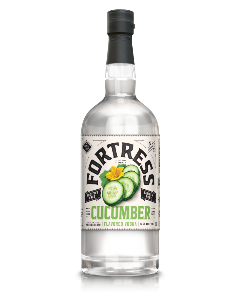 Fortress Cucumber Vodka [1000ml], Fort Hamilton [STRAPPED] - Skurnik ...